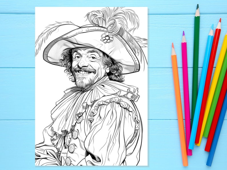 Famous Artists Color Book - 31 Page Art Masterpieces Colouring Pages ...