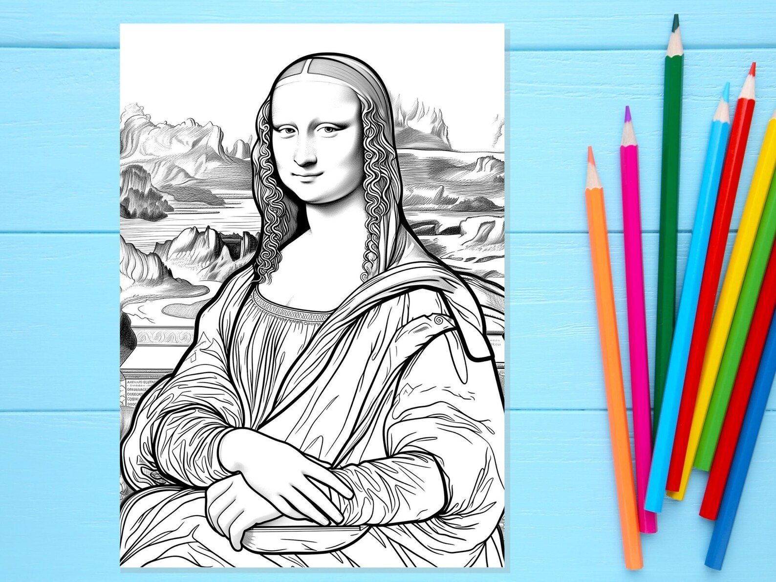 Famous Artists Color Book - 31 Page Art Masterpieces Colouring Pages ...