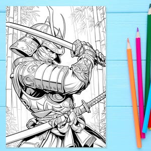 Samurai Coloring Pages – 31 Printable Sheets of Japanese Warriors ...