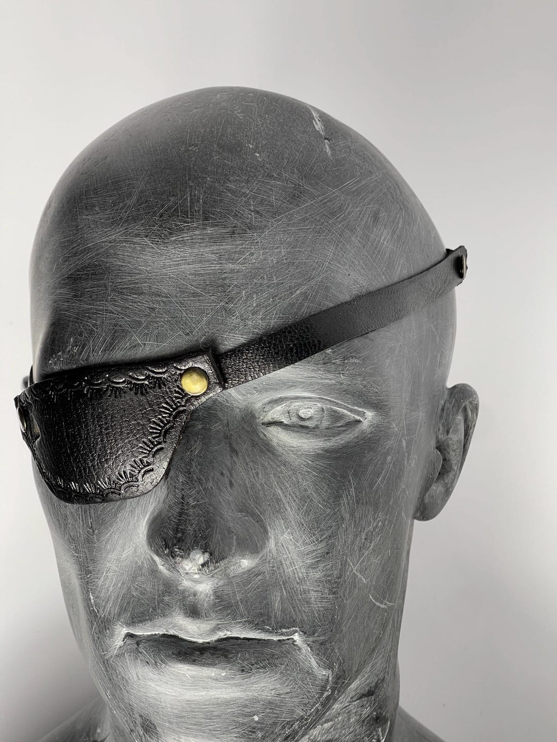 Leather Eye Patch, Eye Patch, Man Eye Patch, Woman Eye Patch, Brown Eye ...