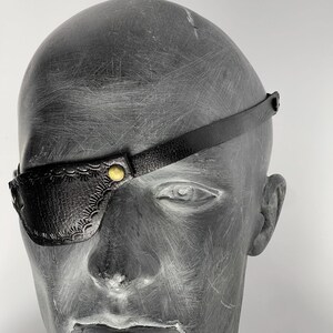 Leather Eye Patch, Eye Patch, Man Eye Patch, Woman Eye Patch, Brown Eye ...