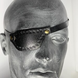 Leather Eye Patch, Eye Patch, Man Eye Patch, Woman Eye Patch, Brown Eye ...