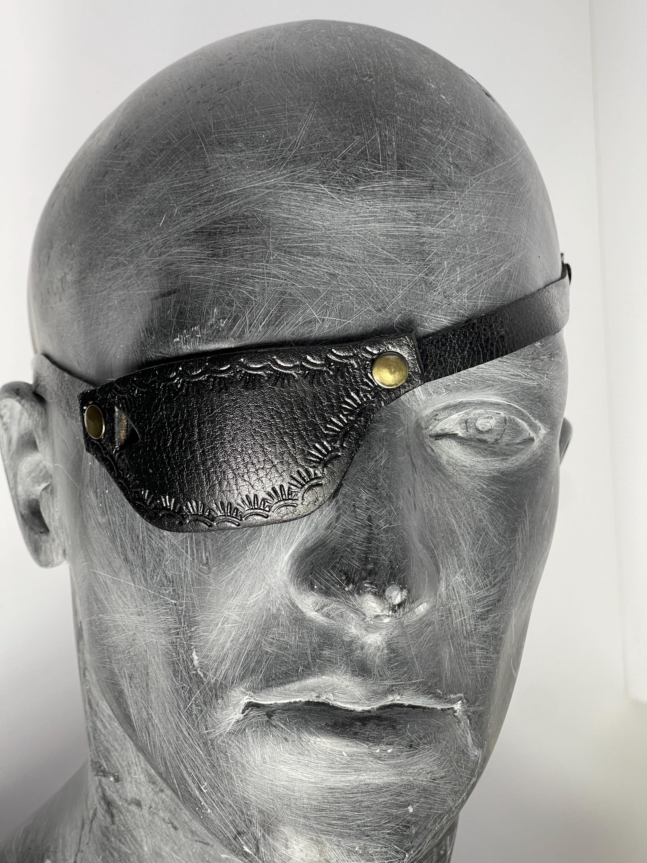 Leather Eye Patch, Eye Patch, Man Eye Patch, Woman Eye Patch, Brown Eye ...