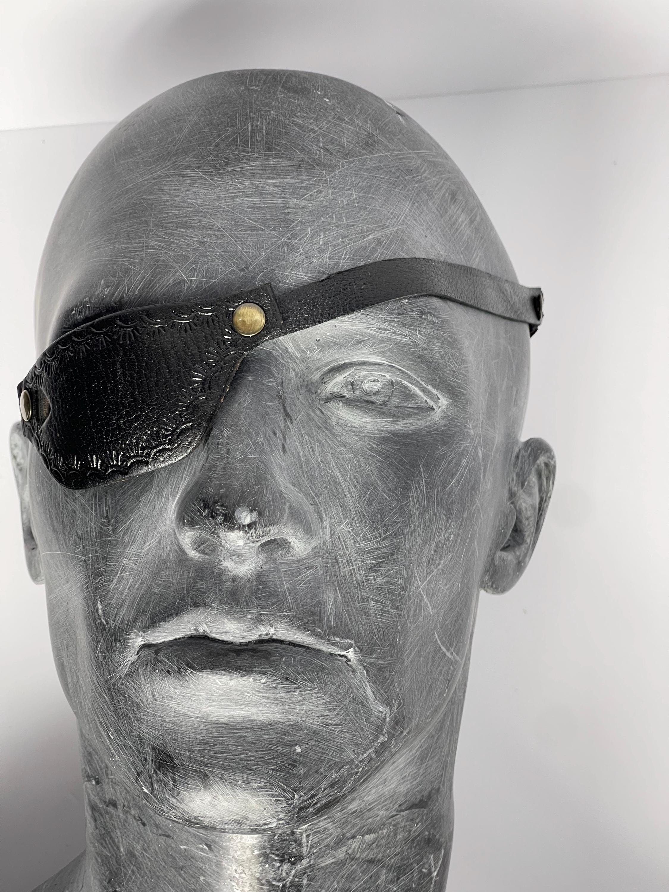 Leather Eye Patch, Eye Patch, Man Eye Patch, Woman Eye Patch, Brown Eye ...