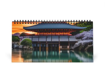 Pink Cow Print Mini Desktop Calendar - Etsy