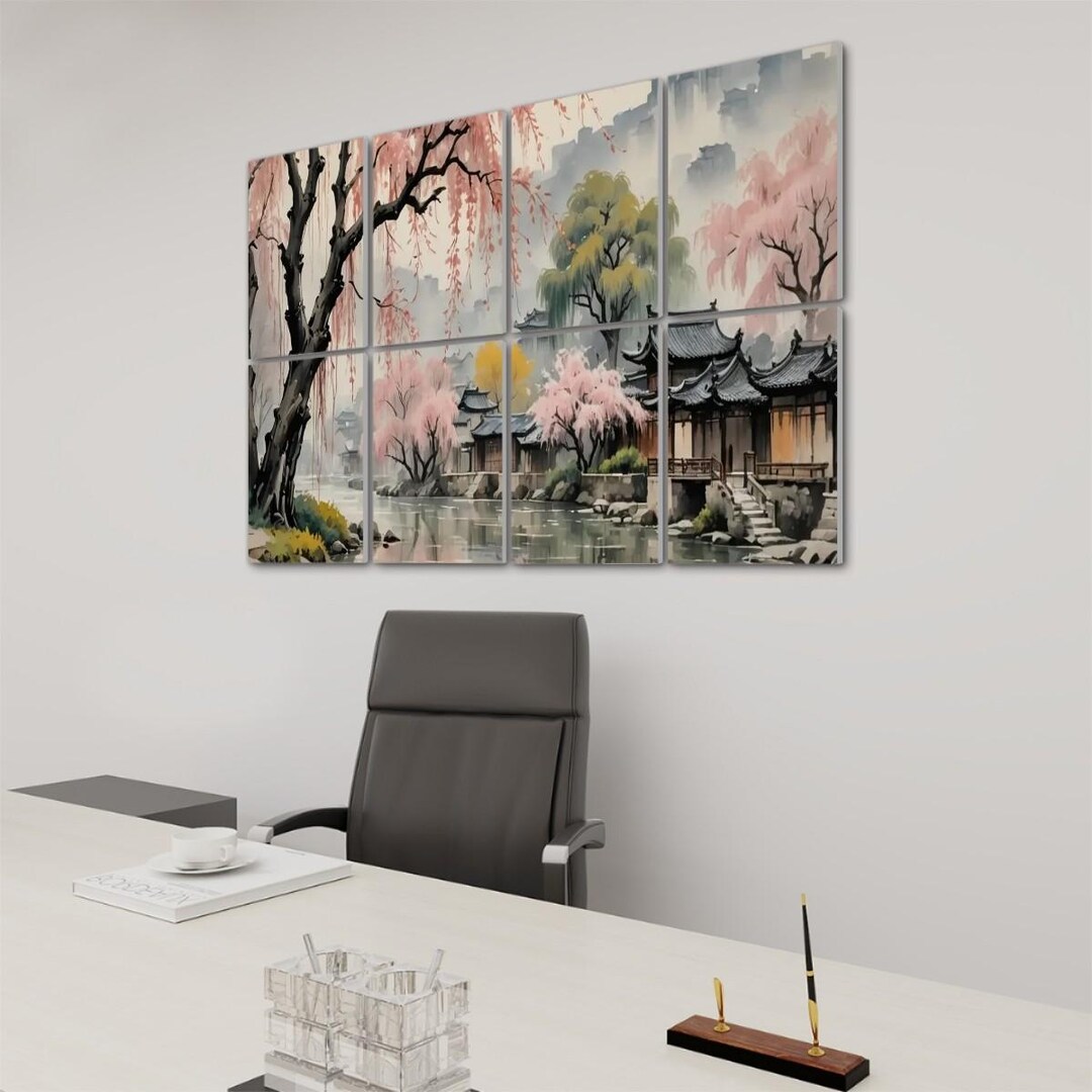 Ukiyo-e Art Sound Absorbing Art Japandi Gift - Etsy