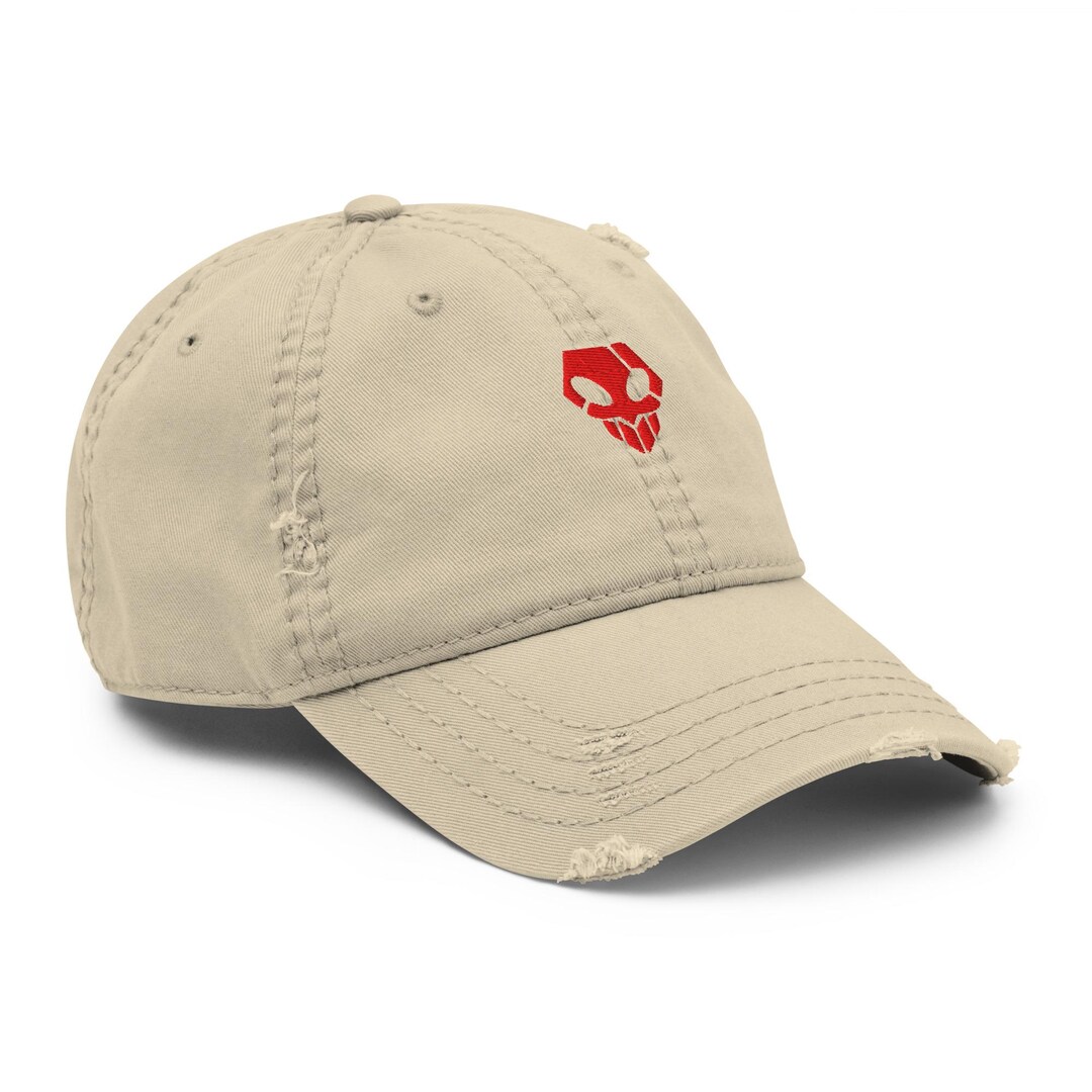 Kawaii Distressed Anime Soul Reaper Cap Embroidered Manga Hat Otaku ...