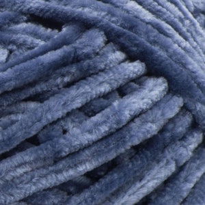 Velvet Yarn - Indigo Velvet - Etsy