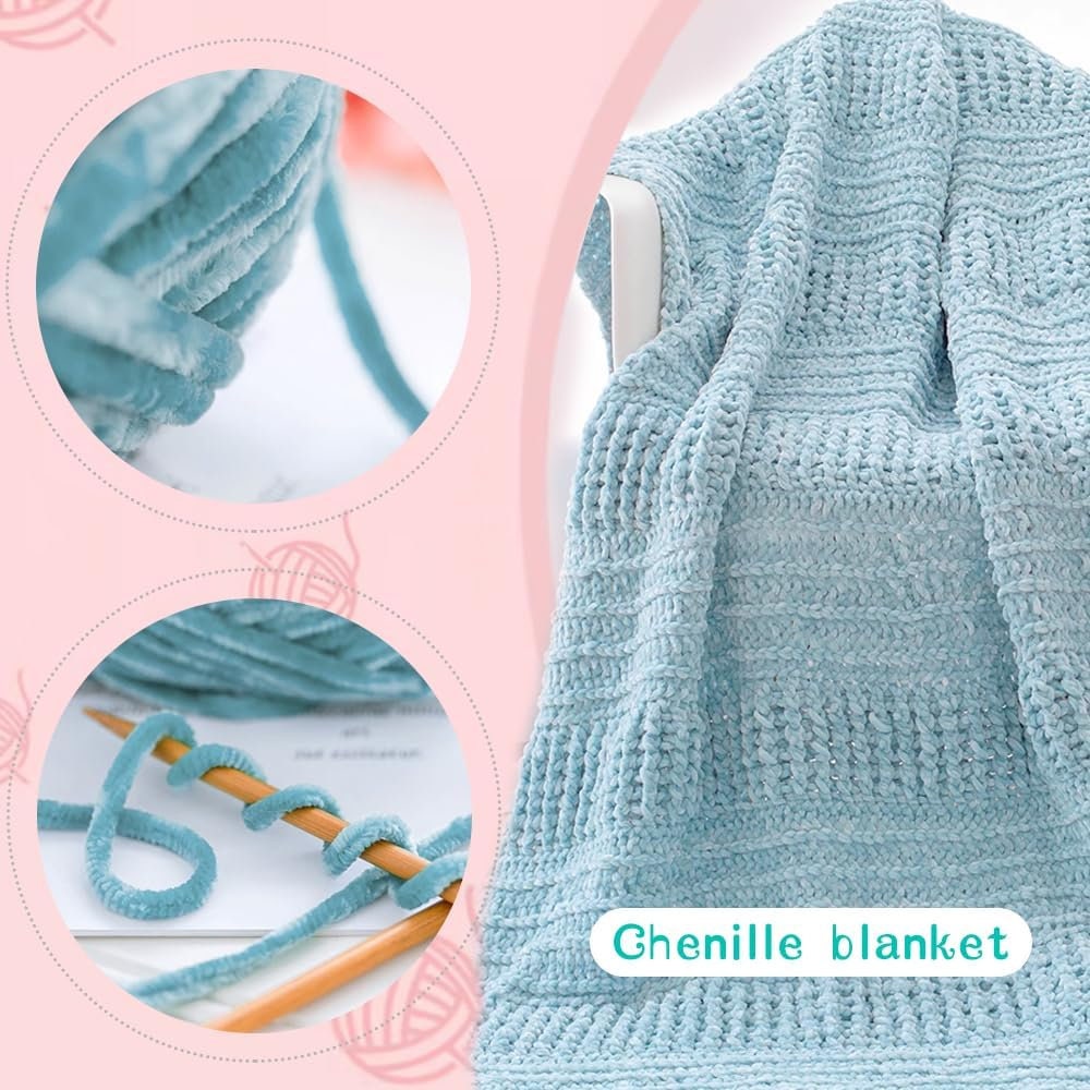 Velvet Yarn - Indigo Velvet - Etsy