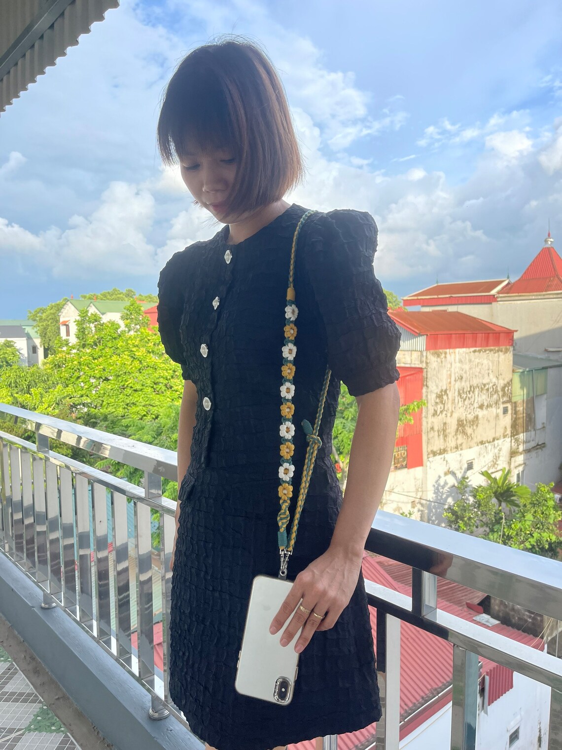 Macrame Custom Phone Hanger, Mobile Lanyard, Unique Personalized Phone ...