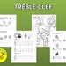 Treble Clef - PDF Printable - Music Theory Sheet - Music Homeschooling ...