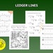 Ledger Lines - PDF Printable - Music Theory Sheet - Music Homeschooling ...