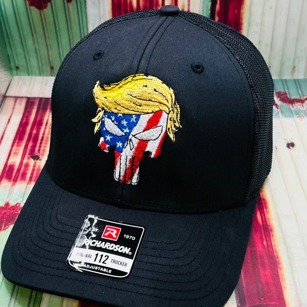 Embroidered Hat Trump - Etsy