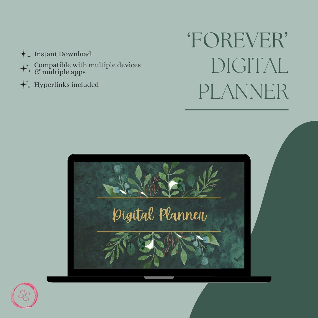 Botanical Inspired Digital Planner - Etsy
