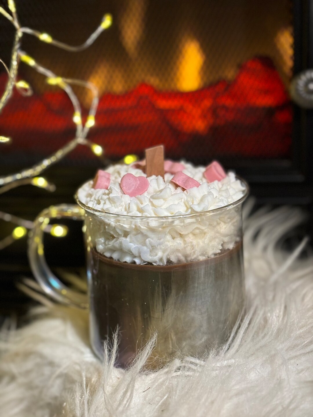 Hot Chocolate 18 Oz Soy Wax Wood Wick Candle - Etsy