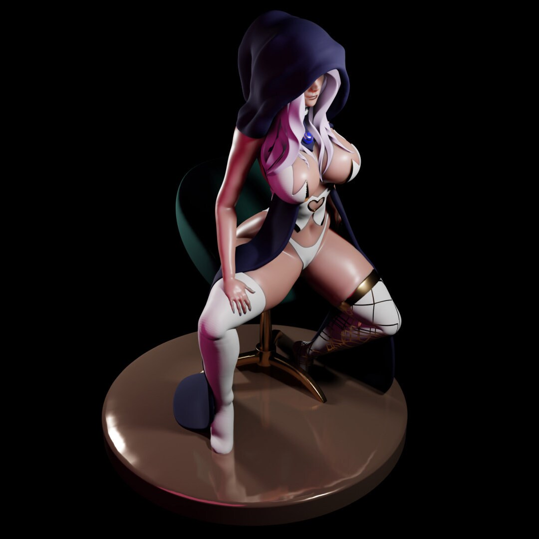 Mage Girl Nfsw Stl File 3d Stl Model Stl 3d Printer Model 3d