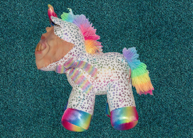 ANUSCORN, Weirdcore, Weird Art Plush, Scary Unicorn, Weird Unicorn ...
