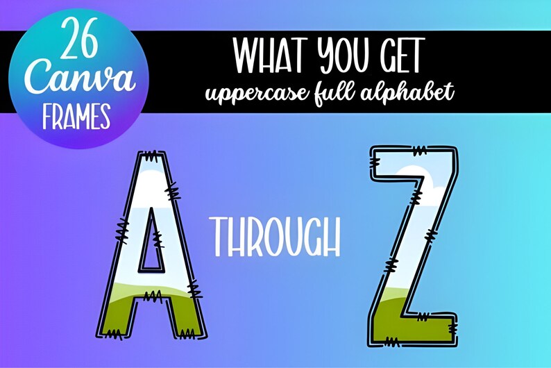 Fill Your Own Doodle Letters, Drag and Drop Alphabet, Alphabet Letters ...