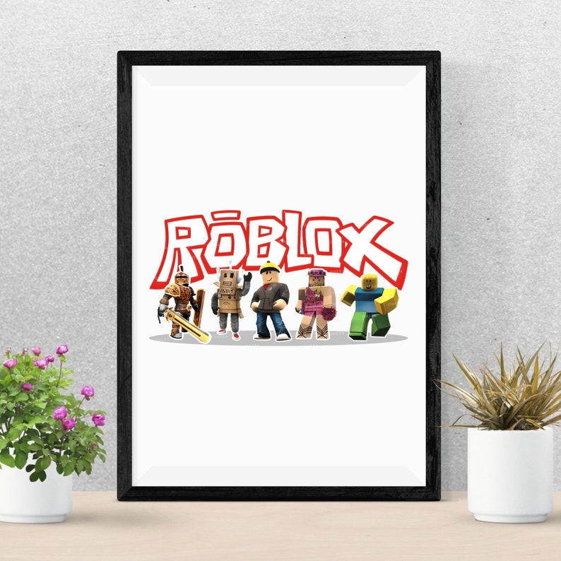 Roblox Character PNG, JPG, PDF Roblox Character, Stickers, Stencils ...