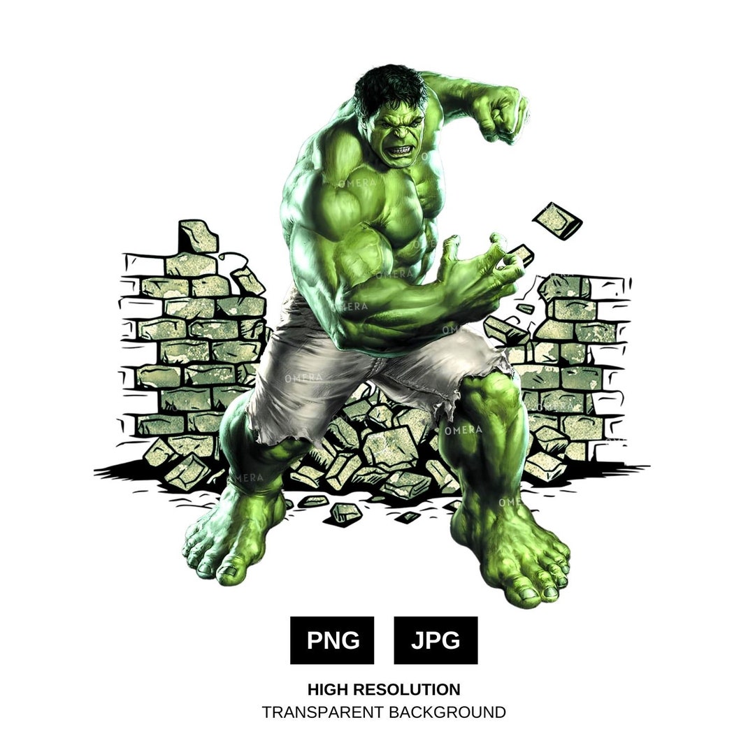 HULK PNG / Giant, Strong, Angry, Green Man Hulk / Hulk Digital Print ...