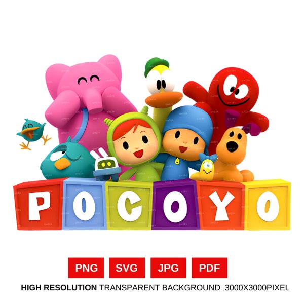 Pocoyo Svg Birthday Svg - Etsy