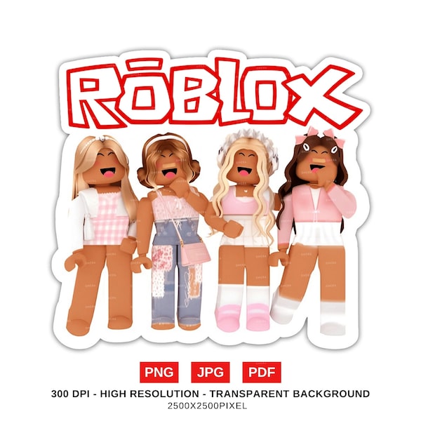 Roblox Girl Svg - Etsy