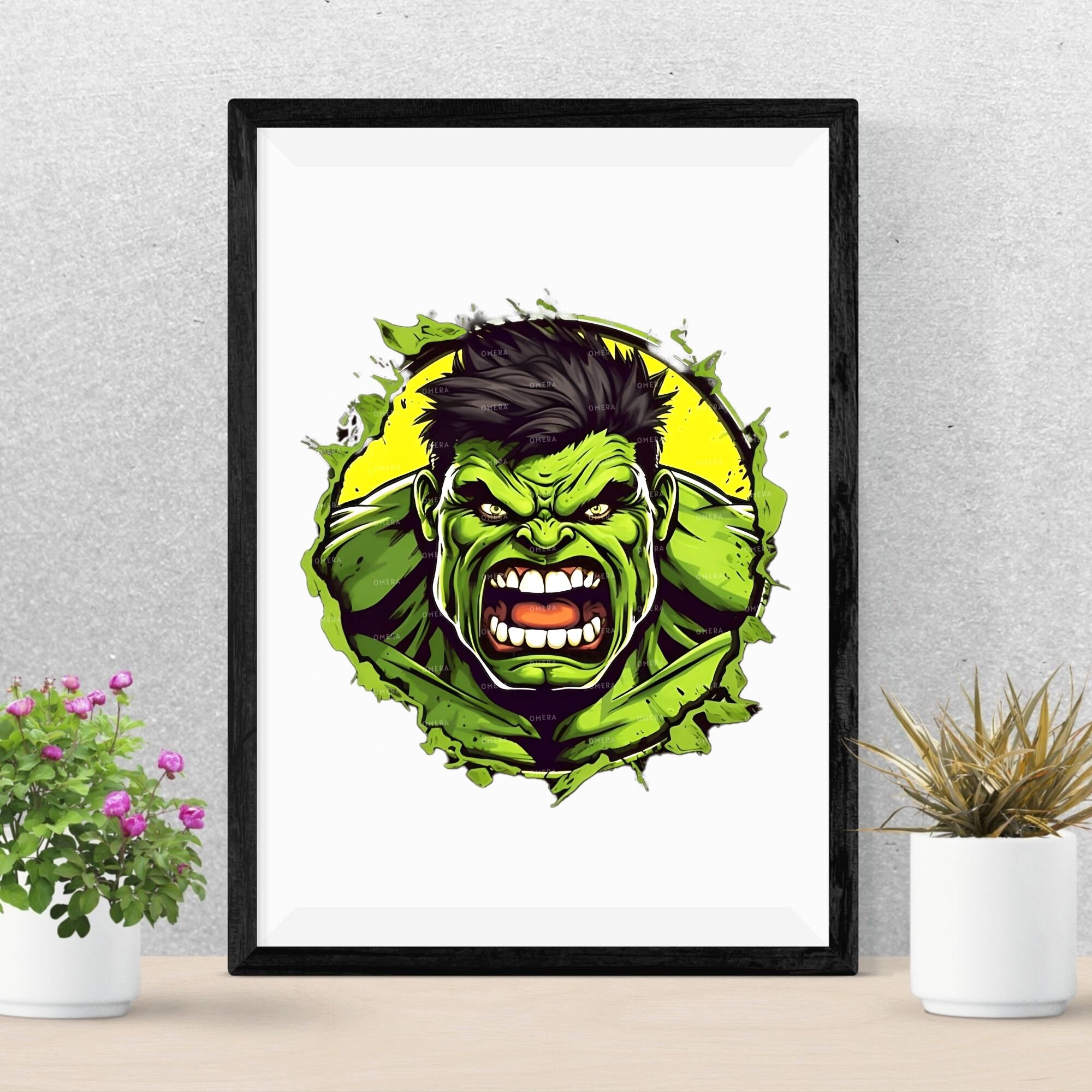 HULK PNG / Giant, Strong, Angry, Green Man Hulk / Hulk Digital Print ...