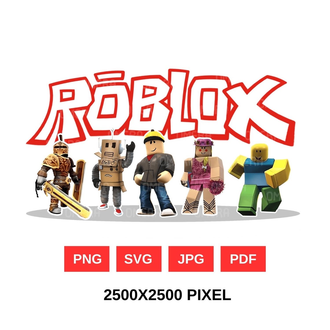 Roblox PNG Roblox Character, Stickers, Stencils, Cutouts, Patterns or T ...