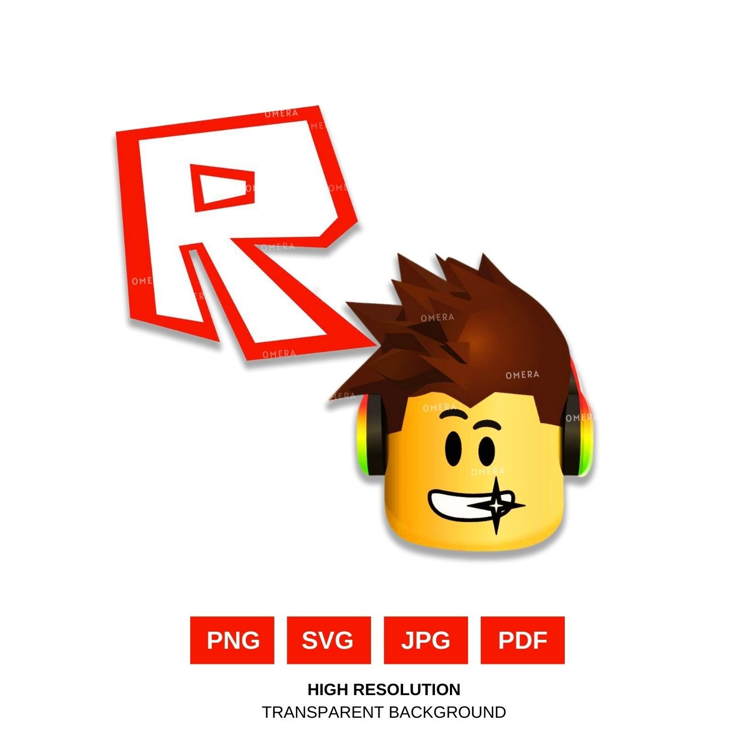 The Roblox PNG Roblox Character, These Files Are Great for Making Vinyl ...