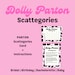 Dolly Parton Party Games Bundle - 25-page Instant Download With Bingo ...
