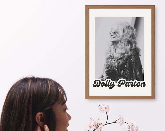 Dolly Parton Wall Art Printed Poster, Western Aesthetic, Western Art ...