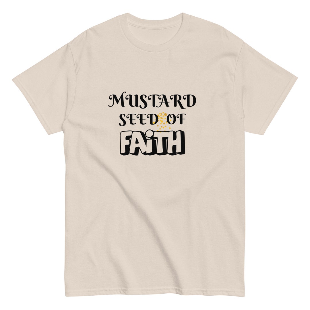 Mustard Seed of Faith Aesthetic Christian Unisex Classic Tee Gift ...