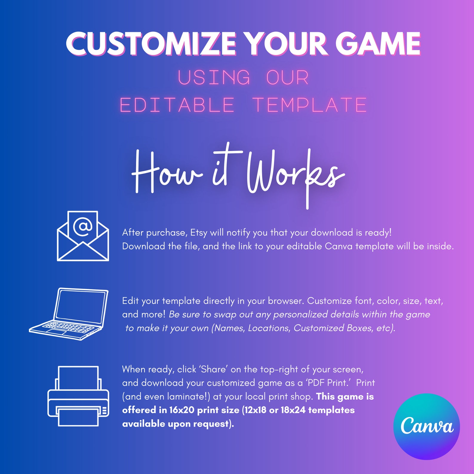 BARBIE Custom Bachelorette Board Game, Party, Editable Template ...