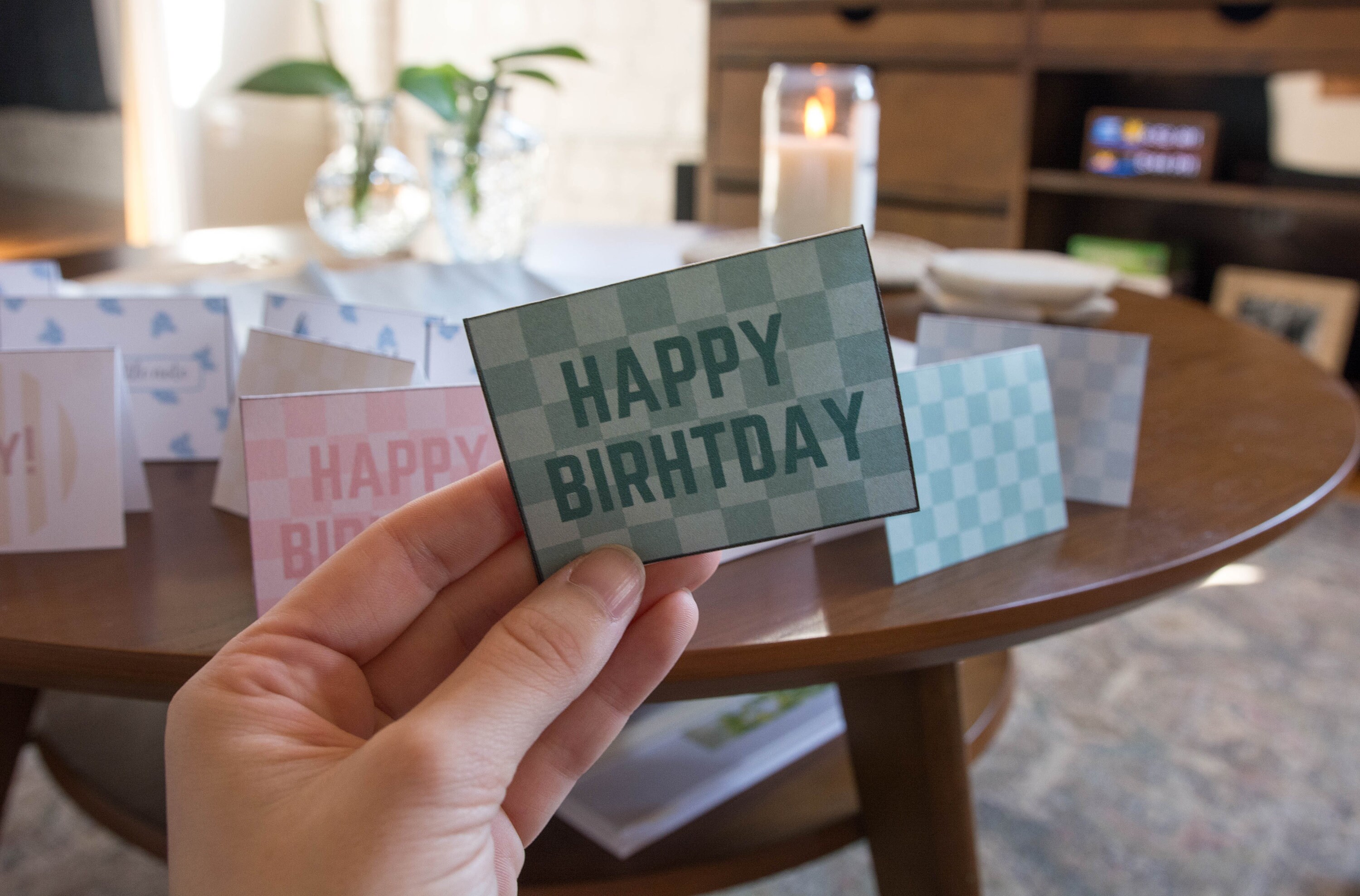 Printable Little Note Cards Happy Birthday, Thank You, Congratulations ...