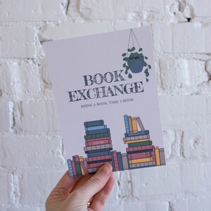 Book Exchange Invitation, Book Swap Event Invitation, Editable and ...