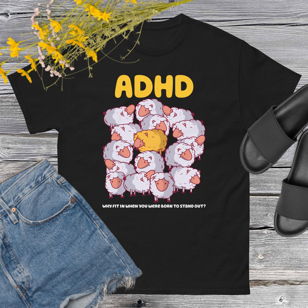 ADHD Stand Out Men's Classic Tee - Etsy