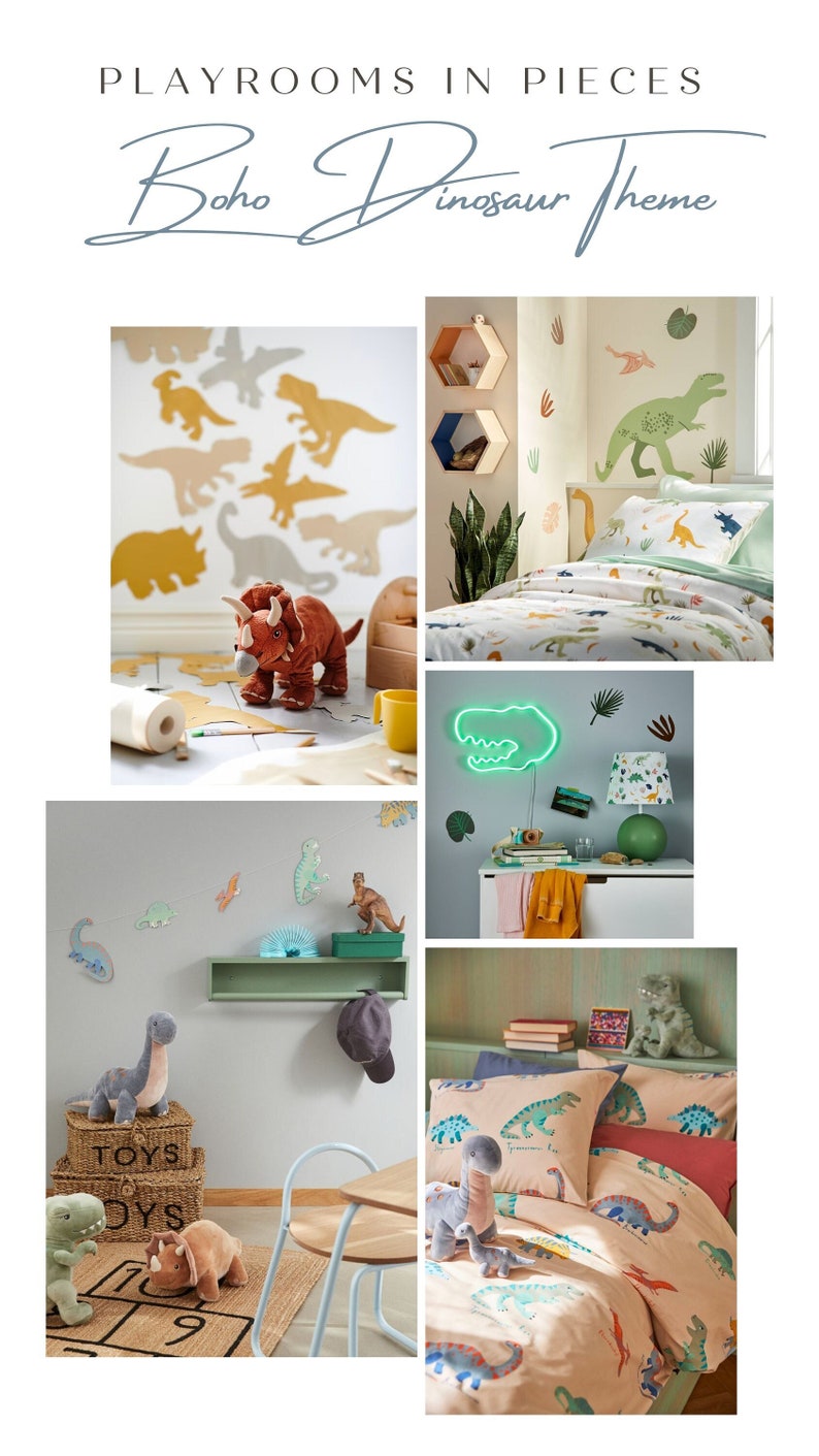 Dinosaur Playroom Decor - Etsy