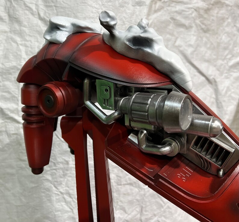 Battle Droid Head Fan Art 3D mr.bones Finished With Stand - Etsy