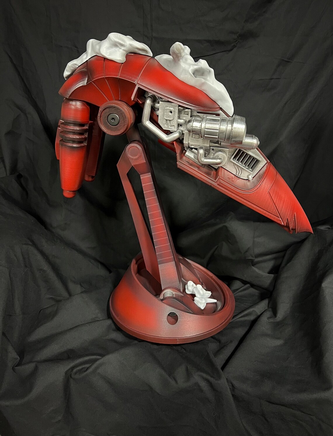 Battle Droid Head Fan Art 3D (mr.bones) Finished With Stand - Etsy
