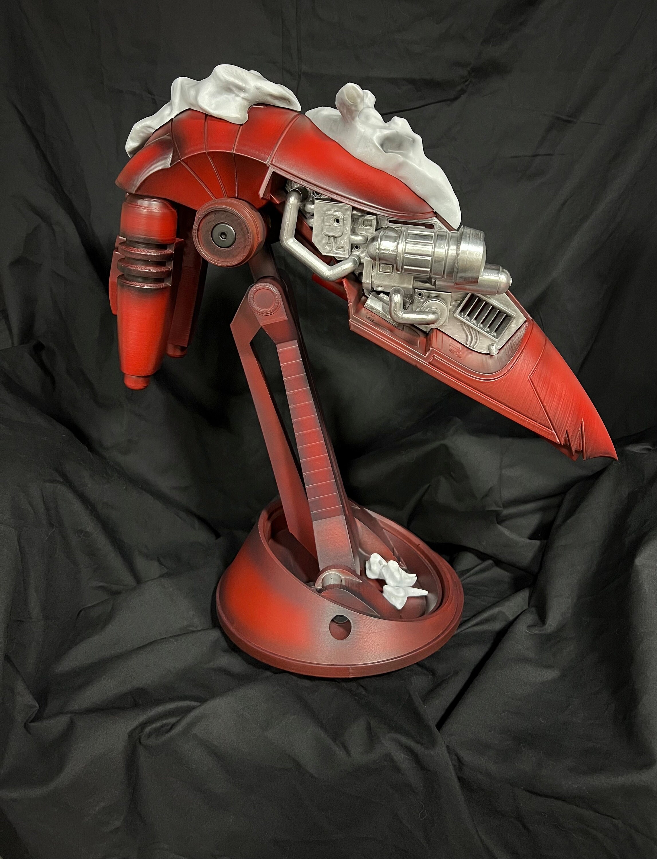 Battle Droid Head Fan Art 3D (mr.bones) Finished With Stand - Etsy