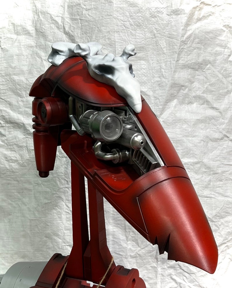 Battle Droid Head Fan Art 3D mr.bones Finished With Stand - Etsy