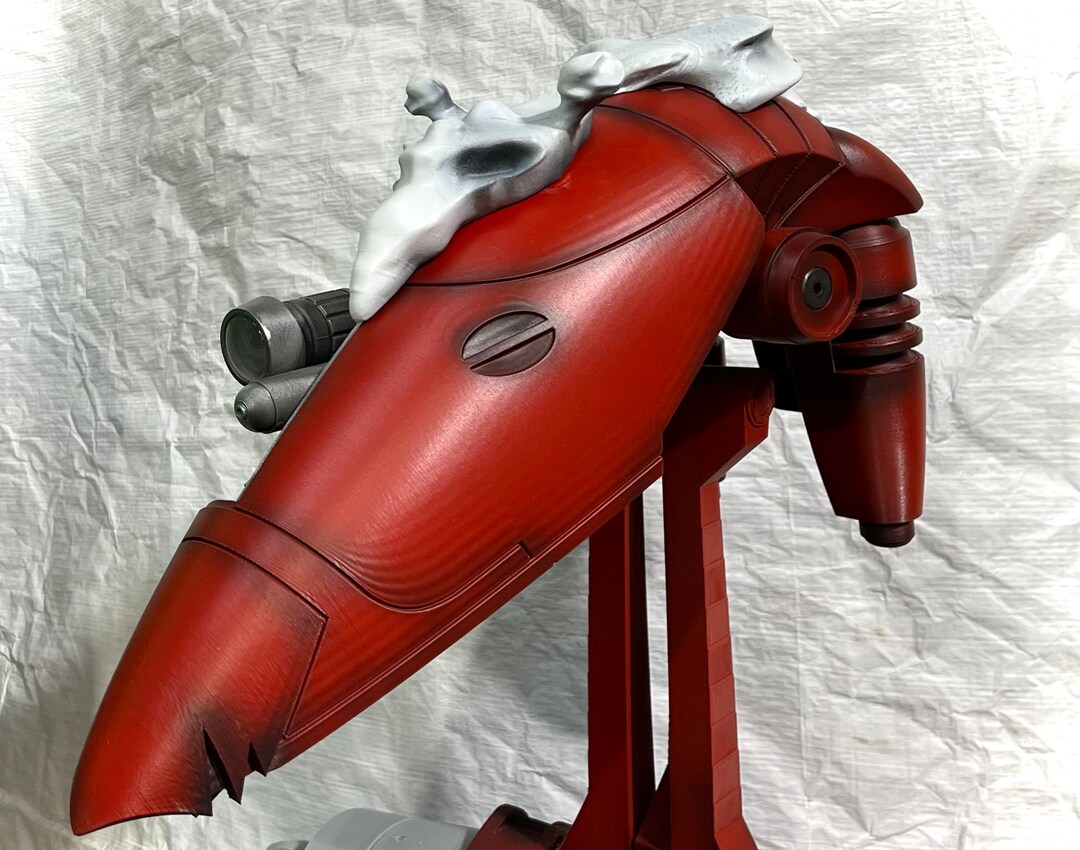 Battle Droid Head Fan Art 3D mr.bones Finished With Stand - Etsy