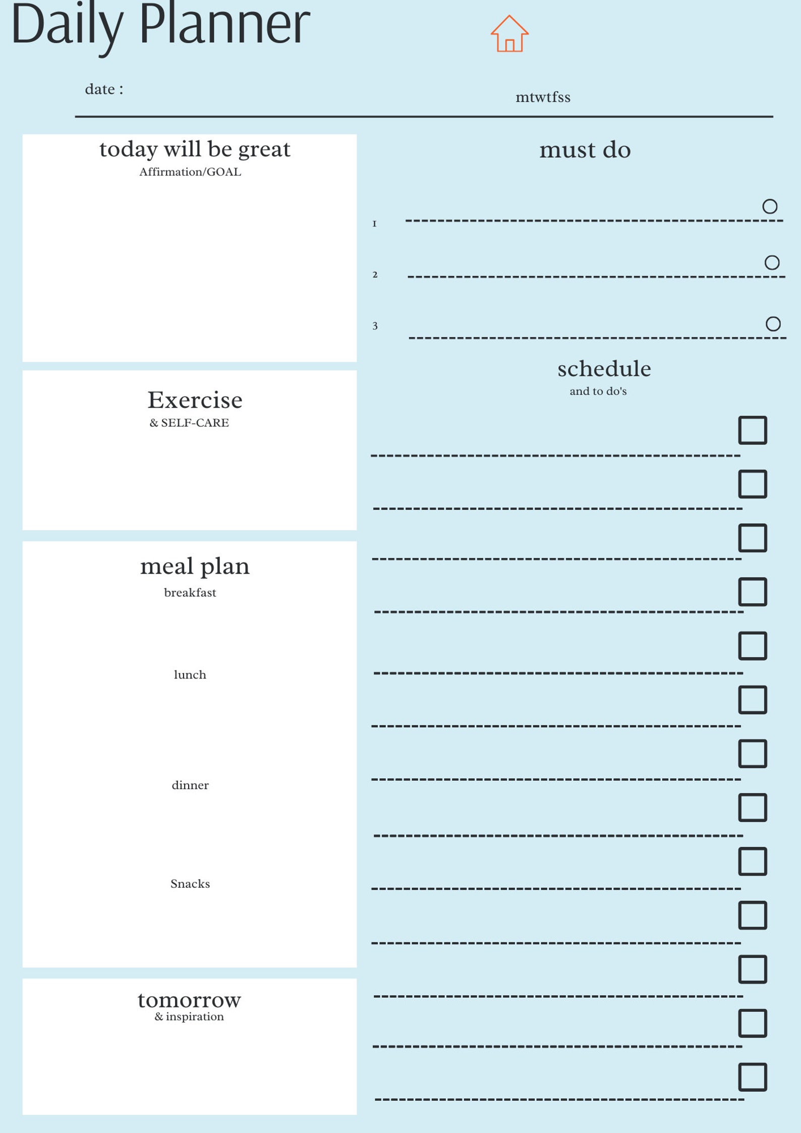 Weekly Reflection Planner - Etsy