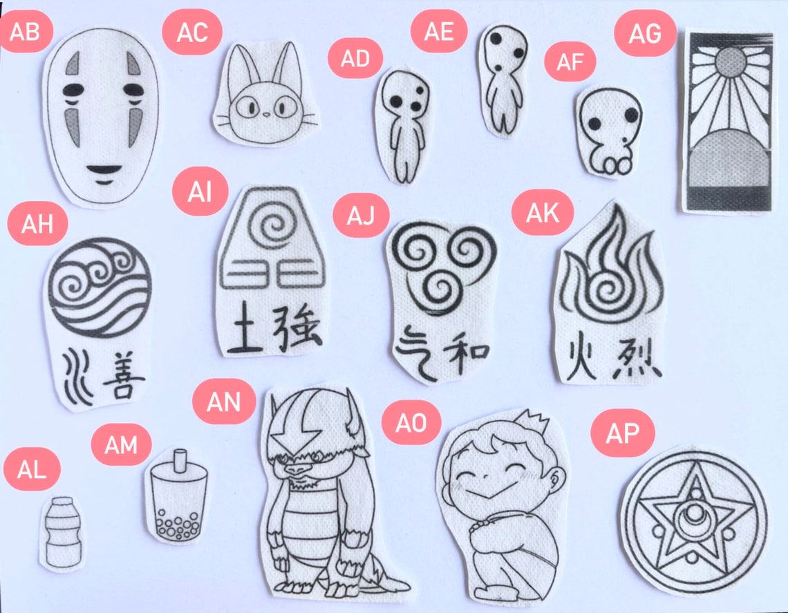 Anime Embroidery Stick and Stitch Stickers, Stick and Stitch Anime ...