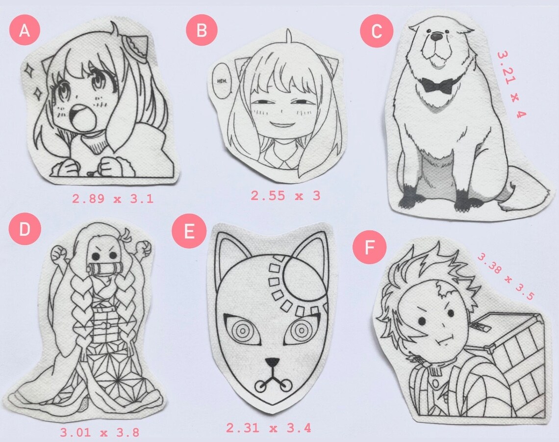Anime Embroidery Stick and Stitch Stickers, Stick and Stitch Anime ...
