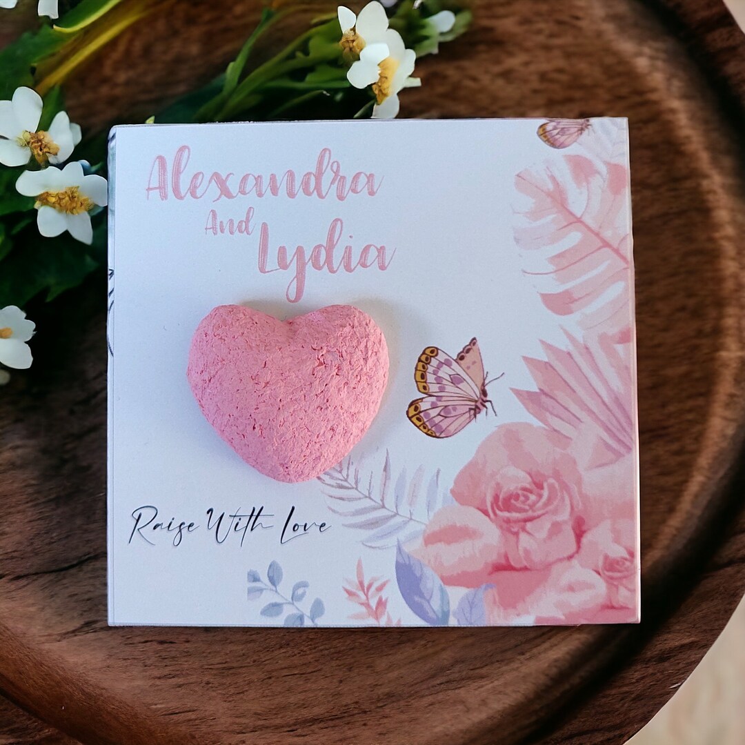 Personal Seed Paper I Seed Paper Favors I Plantable Wedding Seed Paper ...