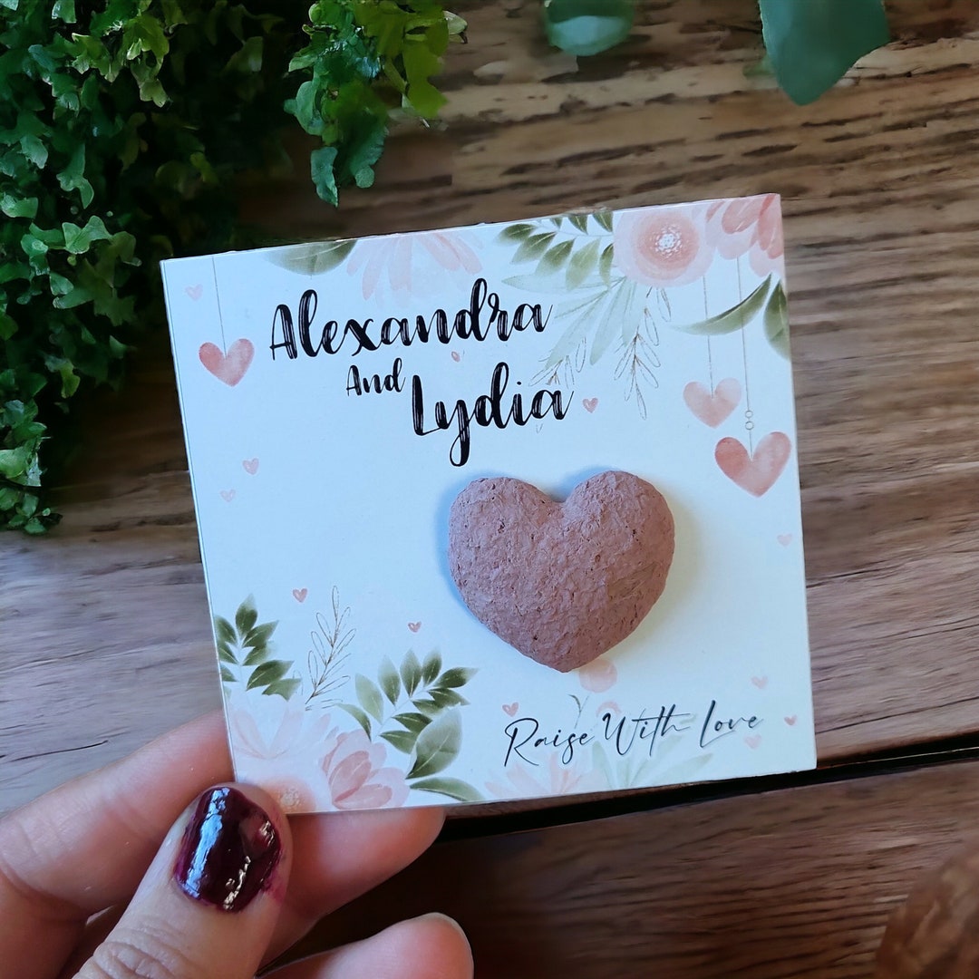 Personal Seed Paper I Seed Paper Favors I Plantable Wedding Seed Paper ...