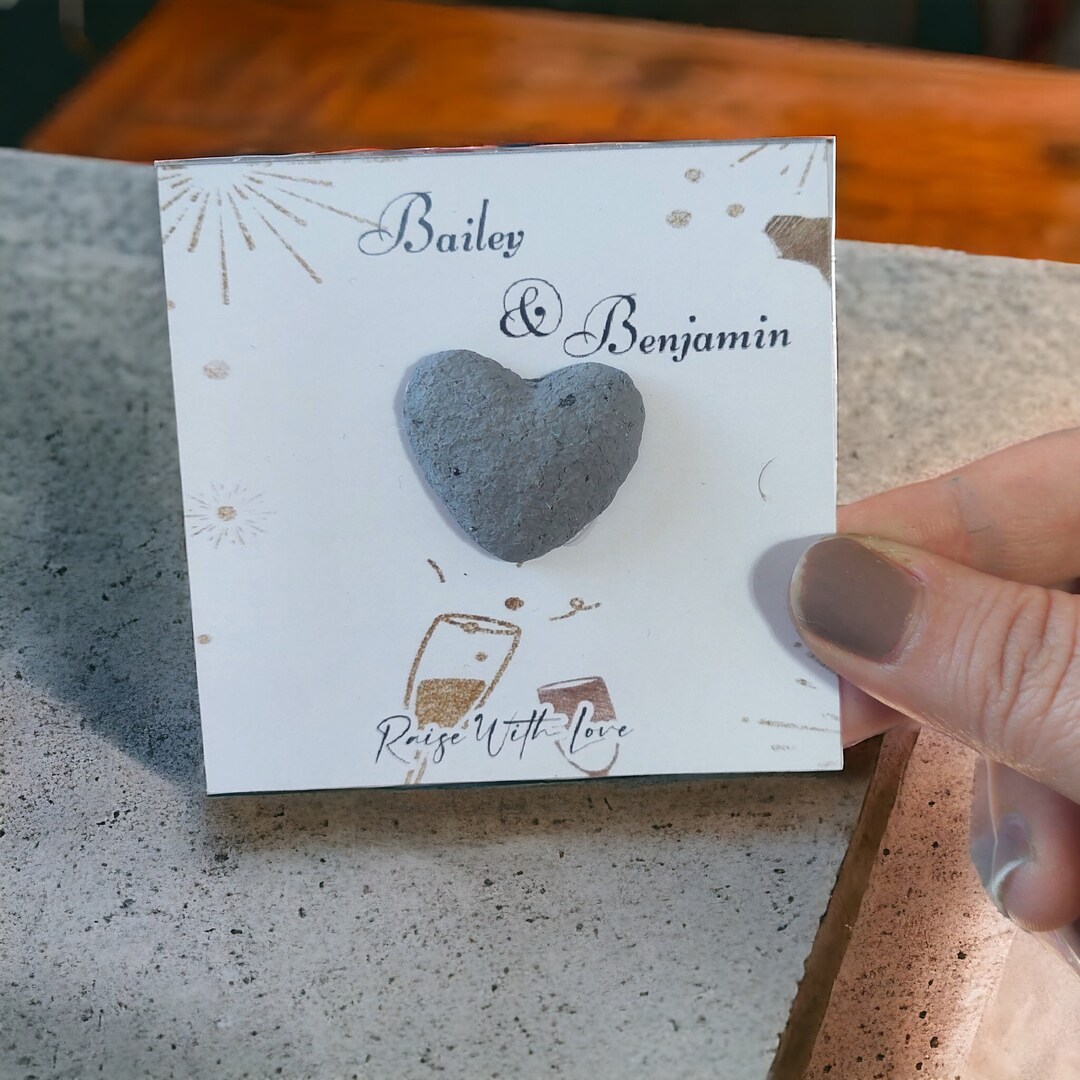 Personal Seed Paper I Seed Paper Favors I Plantable Wedding Seed Paper ...