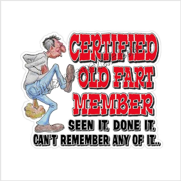 Old Fart Party - Etsy