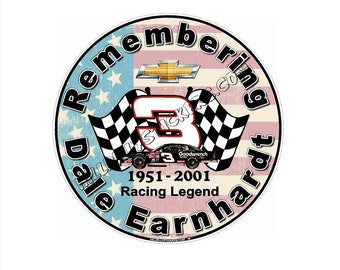 3 Dale Earnhardt Racing Nascar Sticker Decal - Etsy